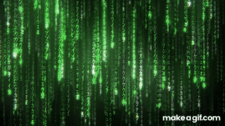 Matrix Screensaver Rain Code 10H 4K on Make a GIF