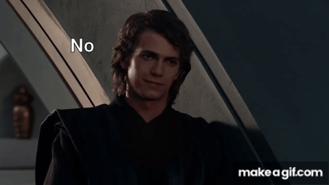 logoless happy anakin skywalker scenes on Make a GIF