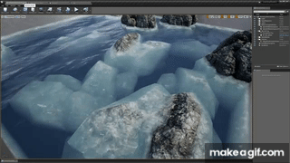 Water Flow Maps - UE4 Materials 101 - Episode 29 on Make a GIF