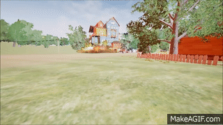 Hello Neighbor - BLOWING UP THE HOUSE on Make a GIF