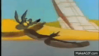 RIP Coyote on Make a GIF