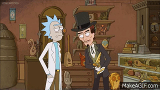 Rick vs Devil laugh off on Make a GIF