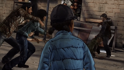 Carver Beats Kenny. Clementine Gets Beaten by Troy (Walking Dead ...