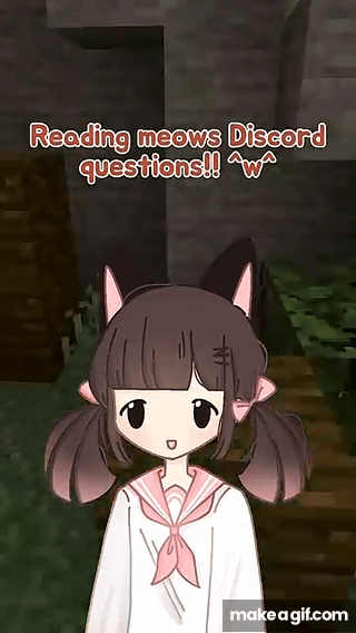 Meowbah reads discord questions! on Make a GIF