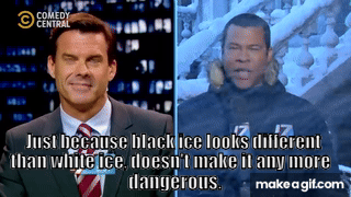 Black Ice Alert! | Key & Peele on Make a GIF