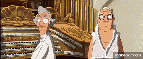 The Bob’s Burgers Movie credits GIFs on Make a GIF