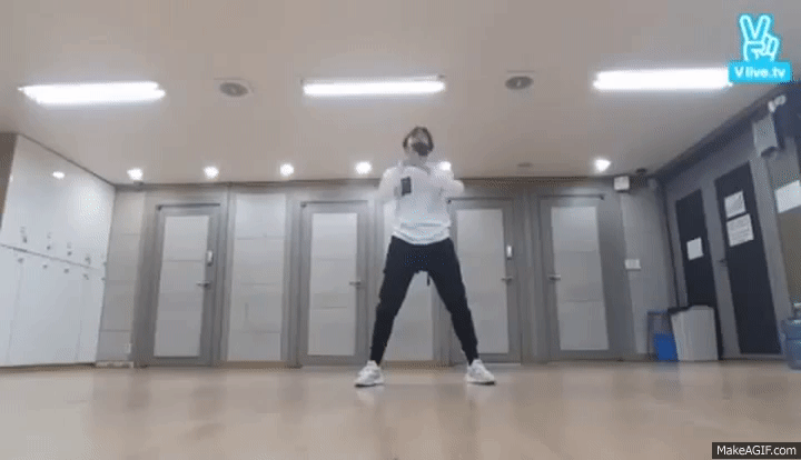 160126 VApp BTS Hope on the street on Make a GIF