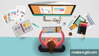 Diseño gráfico es... on Make a GIF