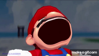 MARIO SCREAMING 4: SCREAMSHINE on Make a GIF