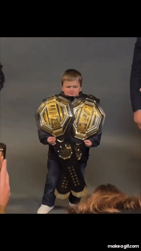 Other double champ 😂 on Make a GIF