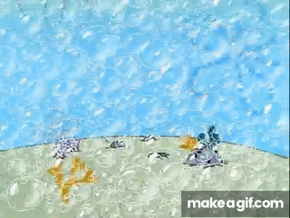 SpongeBob and Patrick rebuild the Pineapple on Make a GIF