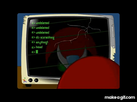 Strongbad - Head Hit Keyboard on Make a GIF