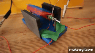 How To Build A Motor - GCSE Physics Experiment on Make a GIF
