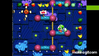 Yoshi's story idle animation on Make a GIF