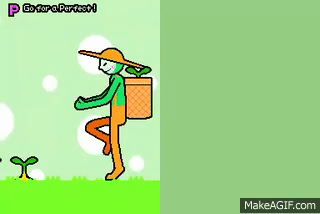 [Rhythm Heaven] - Crop Stomp (Perfect) (English) on Make a GIF