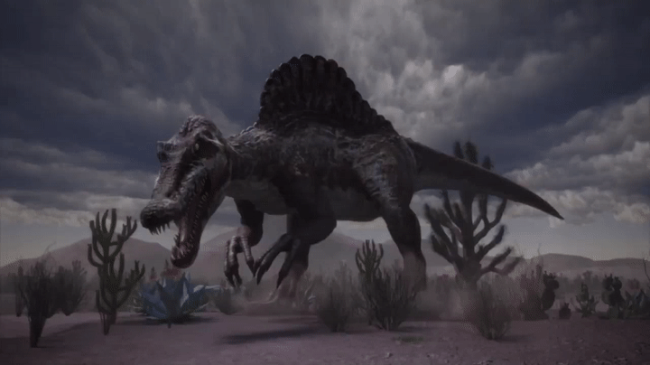 Spinosaurus attack/Camp Cretaceous Season 5 on Make a GIF