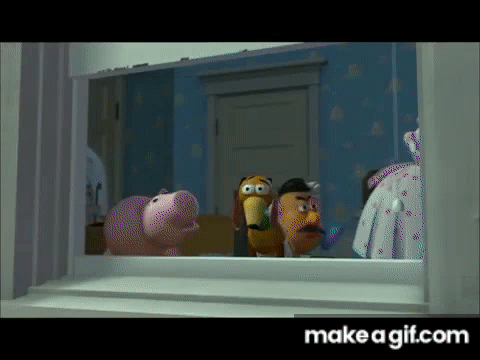 Toy Story ITA - Slinky scene on Make a GIF