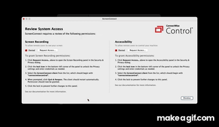 ScreenConnect - Request system Access on macOS on Make a GIF