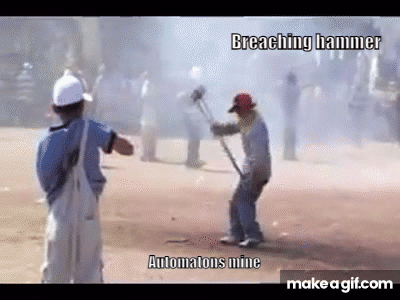 Explosive hammer on Make a GIF on Make a GIF
