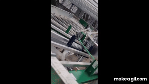 wire pulling in cable tray on Make a GIF