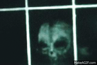 alien in window on Make a GIF