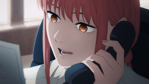 Makima phone call on Make a GIF