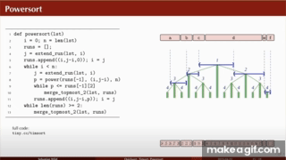 powersort on Make a GIF