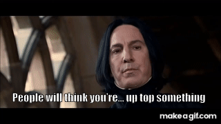 People will think you're... Up to something... on Make a GIF