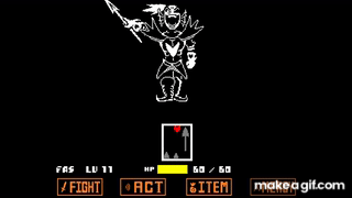 Undertale - Undyne The Undying Boss Fight on Make a GIF