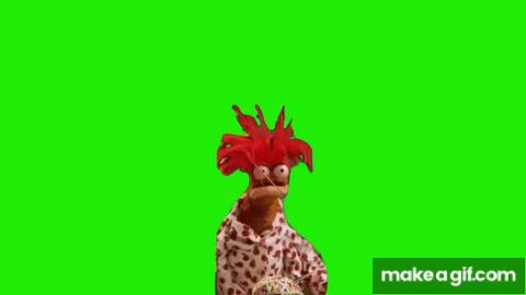 Pepe the King Prawn Muppet meme - green screen on Make a GIF