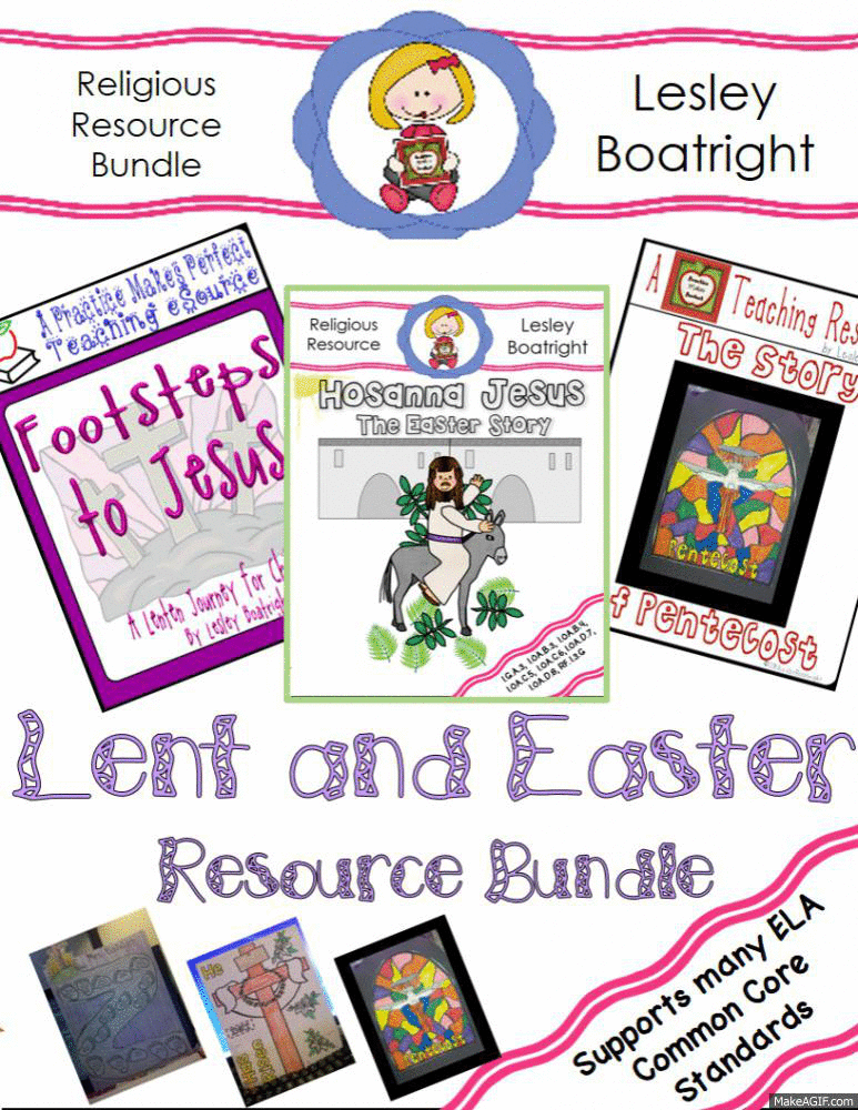 Lent Easter Pentecost Bundle on Make a GIF