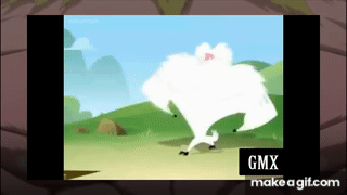 Muscle Growth Collection 19: Skunk Fu Muscle Part 2 on Make a GIF