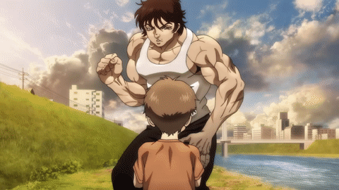 How Rumina And Baki Met | Baki Hanma | Clip | Netflix Anime on Make a GIF