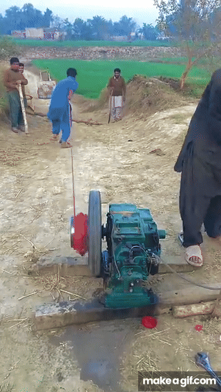 New dizel diesel engine starting 😱😱 on Make a GIF