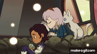 EVERY Lumity Kiss In The Owl House (Full Series) on Make a GIF