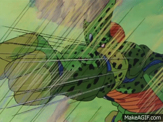 Trunks vs Imperfect Cell (Future) on Make a GIF
