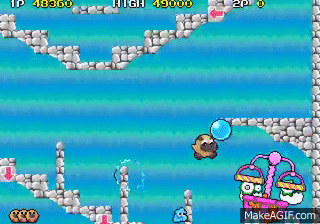 Arcade Longplay [315] Liquid Kids on Make a GIF