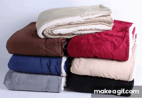 Wholesale Sherpa Fleece Blanket on Make a GIF