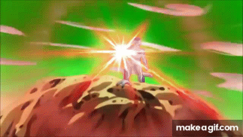 DBZ Fan Animation: SSJ Goku on Make a GIF