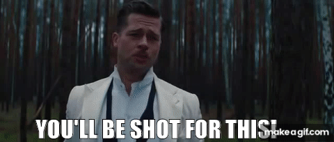Inglorious Basterds - Final scene on Make a GIF