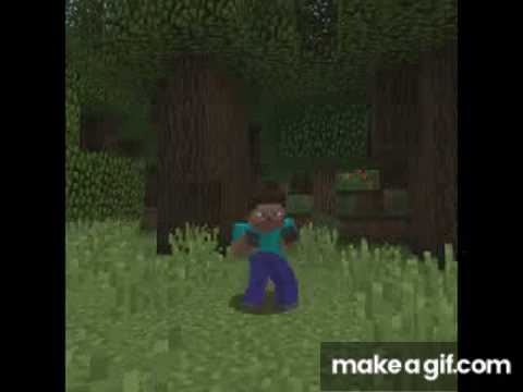 Steve dancing orange justice in Minecraft for 4 minutes and 14 seconds ...