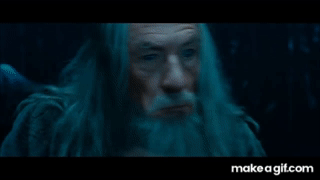 LOTR The Fellowship of the Ring - Saruman the White on Make a GIF