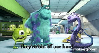 She's out of our hair on Make a GIF