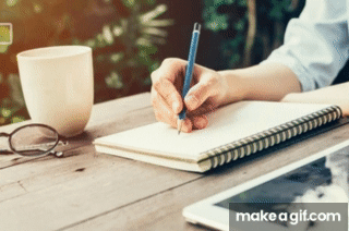 Writing on Make a GIF