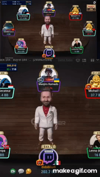 GG Poker - Daniel Negreanu Dance | didobliudi en #Twitch on Make a GIF