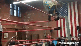 Worst Wrestling Botch Ever on Make a GIF