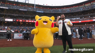 I WAS ON LIVE T.V.!! (Pokemon GO x MLB) on Make a GIF