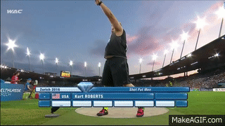 Shot Put Men Zurich Diamond League 2016 on Make a GIF