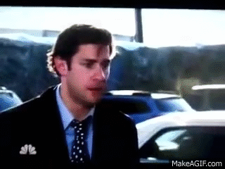 Dwight snowman on Make a GIF
