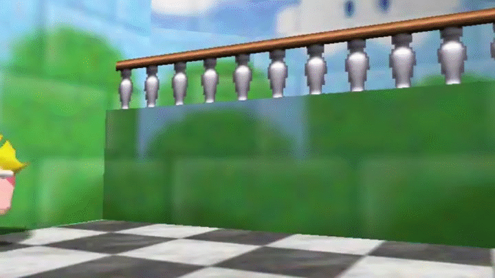 Super Mario 64 Bloopers Who Let The Chomp Out Peach Runig On